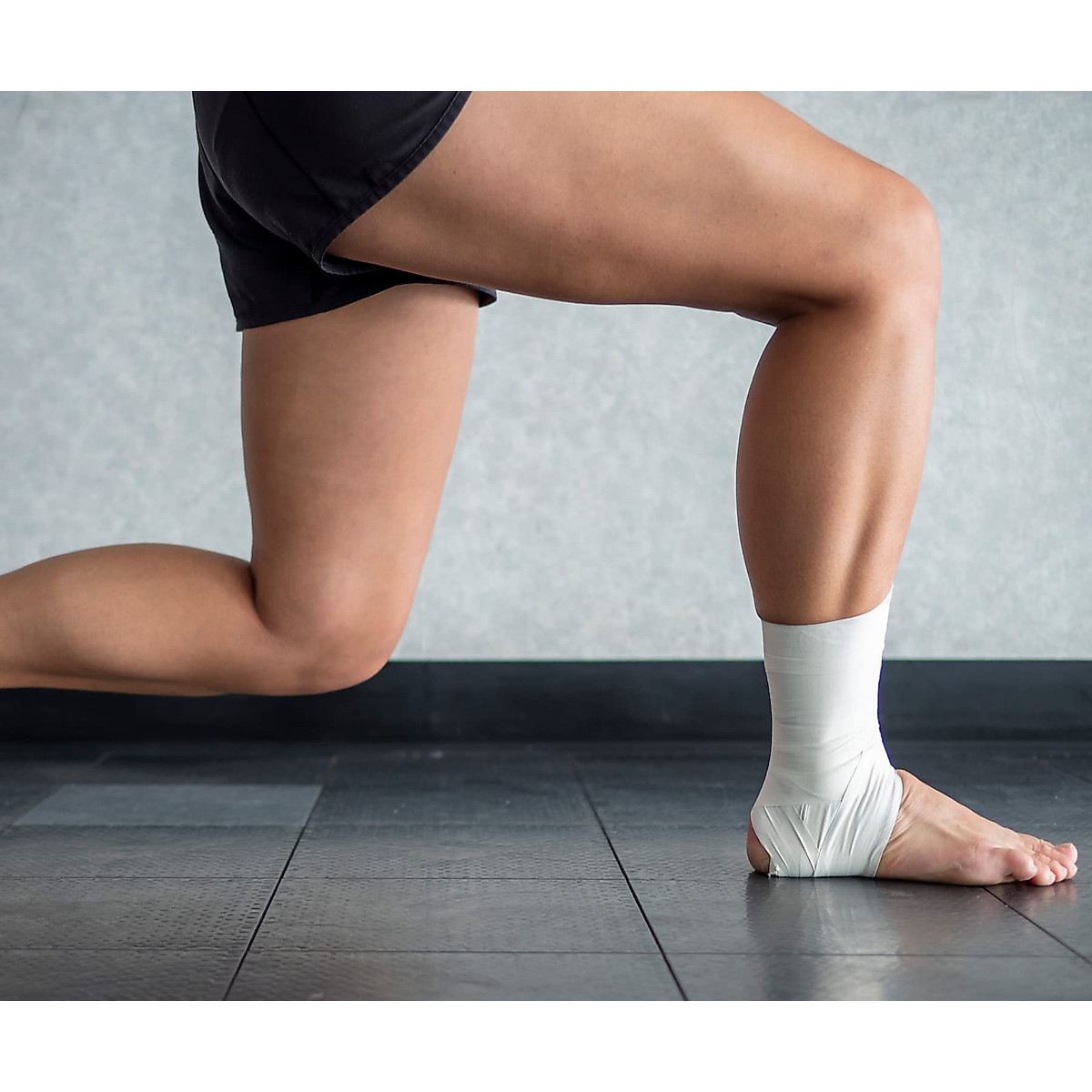 WOD ST-ACST Sports Athletic Tape, White (Pack of 3). Latex-free Self-Adhesive for Wrist, Ankle, Shoulder, Knee, and Hand Protection, for Weightlifting, Lacrosse, Hockey, Football, Lifters, & Climbers.