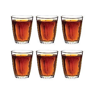 Vikko 3.75 Ounce Shot Glasses, Set of 6 Small Liquor and Spirit Glasses, Durable Tequila Bar Glasses For Alcohol and Espresso Shots, 6 Piece Large Shooter Glass Set