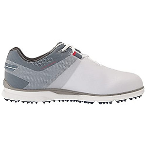 FootJoy Men's Pro|sl Sport Golf Shoe, White/Blue Fog, 10
