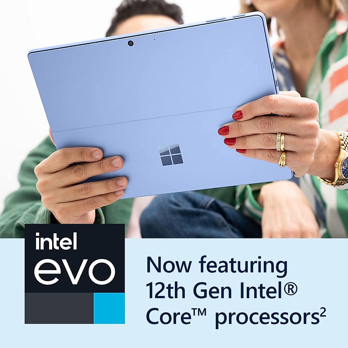Microsoft Surface Pro 9 (2022), 13" 2-in-1 Tablet & Laptop, Thin & Lightweight, Intel 12th Gen i7 Fast Processor for Multi-Tasking, 16GB RAM, 256GB Storage with Windows 11, Sapphire Microsoft Copilot