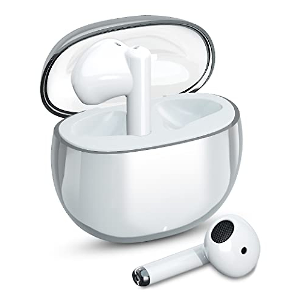 Wireless Earbuds 5.3 Bluetooth Headphone HiFi Stereo in Ear Noise Canceling Headset Earpieces Cordless Earphones for iPhone 14 Pro Max Andriod Google Pixel 7 Pro 6 Buds Samsung Galaxy S23 S22 Ultra