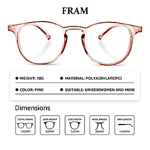 Airanes Anti Fog Safety Glasses for Women Men (New Pink)