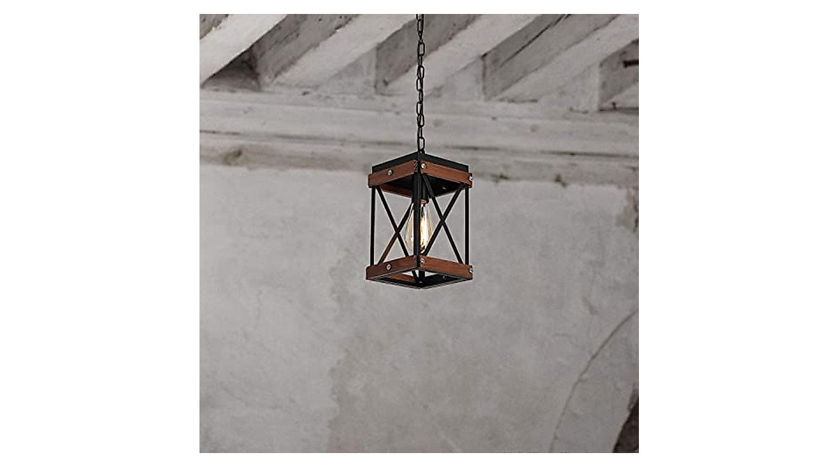 Fivess Rustic Farmhouse Pendant Light - Adjustable & Stylish