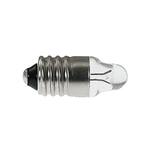 SQXBK 10PCS 2.5V0.3A Mini Screw Base Light Bulbs E10 Screw Base Flashlight Bulbs Light Mini Lamps Miniature Screw Base Light Bulbs for Home Experiment Circuit Electrical Test Accessories