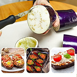 Better Houseware Grapefruit Knife curved serrated Stainless Steel Knife w/Nylon Handle, Serrated Edge grapefruit peeler knife, kiwi knife, lemon zester, Dishwasher Safe | Kitchen Utensils