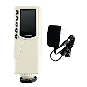 HFBTE Portable Colorimeter Color Tester Color Difference Meter Color Analyzer with D65 USB lnterface Measuring Aperture 4mm for Food,Automobile,Traffic Signs,Plastics,Painting,Ink,Textile,Etc