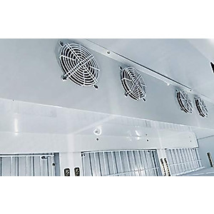 Vortex Refrigeration VA-3GDF-B Commercial Merchandiser Freezer | 3 Self-Closing Glass Doors | NSF, ETL | 69 Cu. Ft.