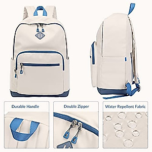 Lohol Lightweight & Casual Daypacks for Men, Women & Students, Perfect Daily Backpack for School, Work, and Travel (Sky blue)