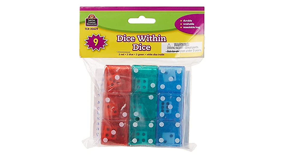 Dice Within Dice by Teacher Created Resources - Set of 9