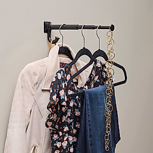 Franklin Brass Extend-a-Hook Square (1-Pack) Single Wall Hooks 1-Prong Coat/Hat Pure White Hooks for Hanging Wall Mount Hanger Clothes,Purse,Bag,Towel Organization Decorative Wall Hooks B45627M-PW-R