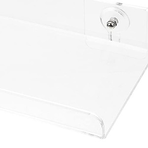 Beavorty Acrylic display stand nail polish rack album covers for wall decor clear wall shelf acrylic wall shelf clear bookshelf vinyl record wall mount -mounted Display stands