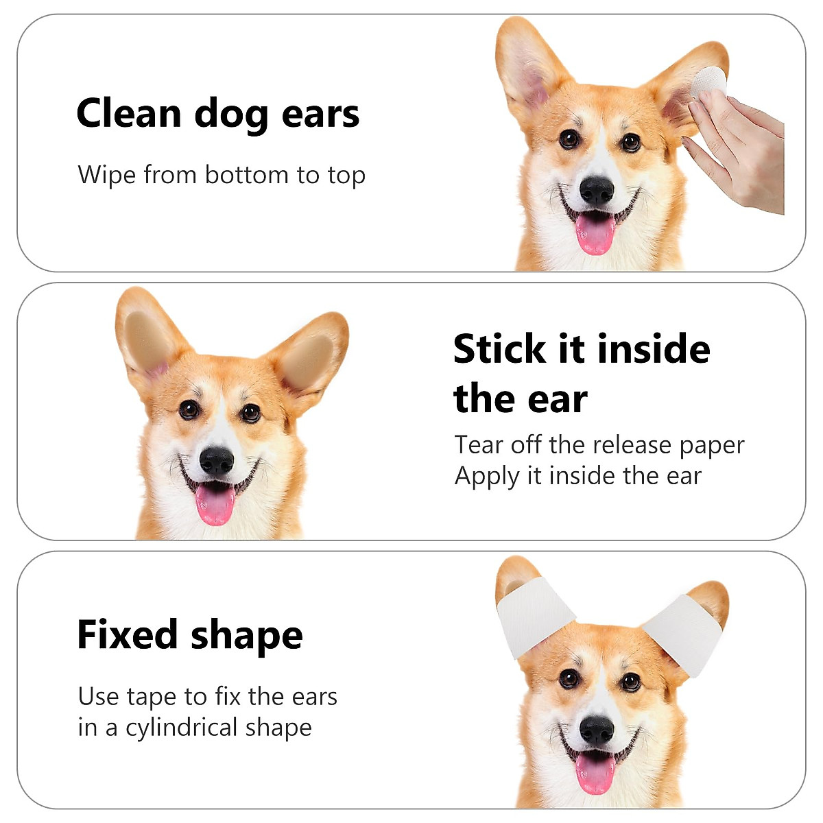 SUPVOX 1 Pair Pet Ear Erector Pet Dog Ear Support Puppy Ear Support Tool Dog Supply Dog Accessory Ear Support Aid Dog Ear Stretch Tool Pet Ear Stand Dog Ear Stand Pet Puppy Accessory