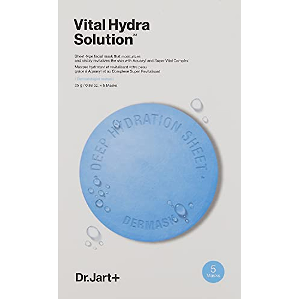DR.JART+ Vital Hydra Solution Sheet Mask, 5count