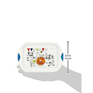 Skater SET921 Snoopy Peanuts Food Container & Hot Towel Gift Set, Made in Japan