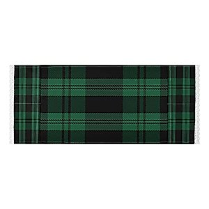 Kigai Green Plaid Buffalo Washing Machine Cover, Top Load Washer Dryer Fabric Cover with Storage Bags for Home Appliances Dust Proof Covers for Refrigerator Oven