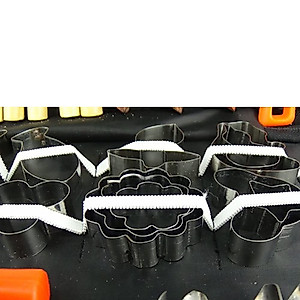 CHUNILLE 80pcs Carving Tool Kit Vegetable Fruit Peeling Sculpting Cutter Toolbox DIY