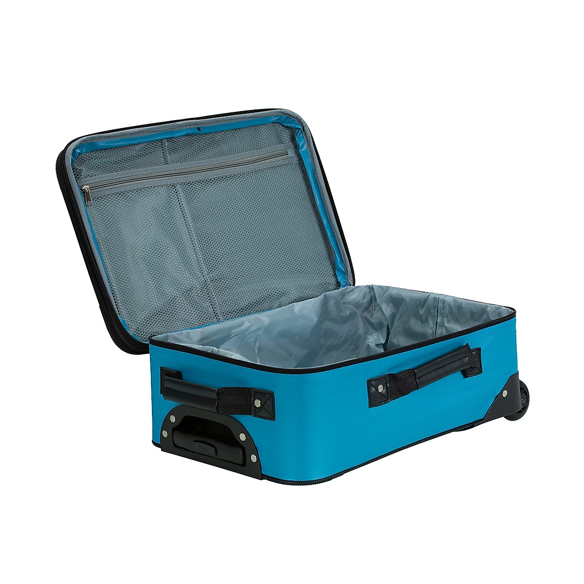 Rockland Fashion Softside Upright Luggage Set, Turquoise, 2-Piece (14/19)