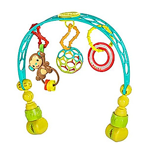 Bright Starts OBall Flex 'n Go Activity Arch Stroller or Carrier Take-Along Toy, Ages Newborn +