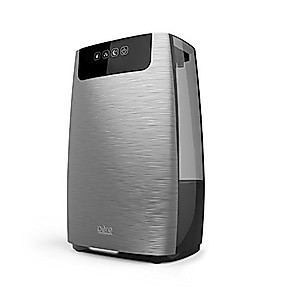 Pure Enrichment HumeXL Ultrasonic Cool Mist Humidifier - Large, Easy-to-Clean 5-Liter/1.3 Gallon Water Tank, Touch-Button Control, High/Low Mist, 2 Independent 360° Mist Nozzles and Night Mode