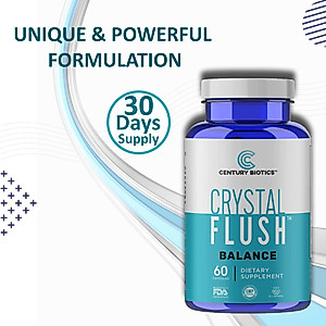 Crystal Flush Balance Feet Fungus Dietary Supplement Capsules Toenail Fungus Treatment - Nail Fungus Treatment For Toenail - Foot Repair Extra strength – Toe Nail Renewal - 60 Capsules