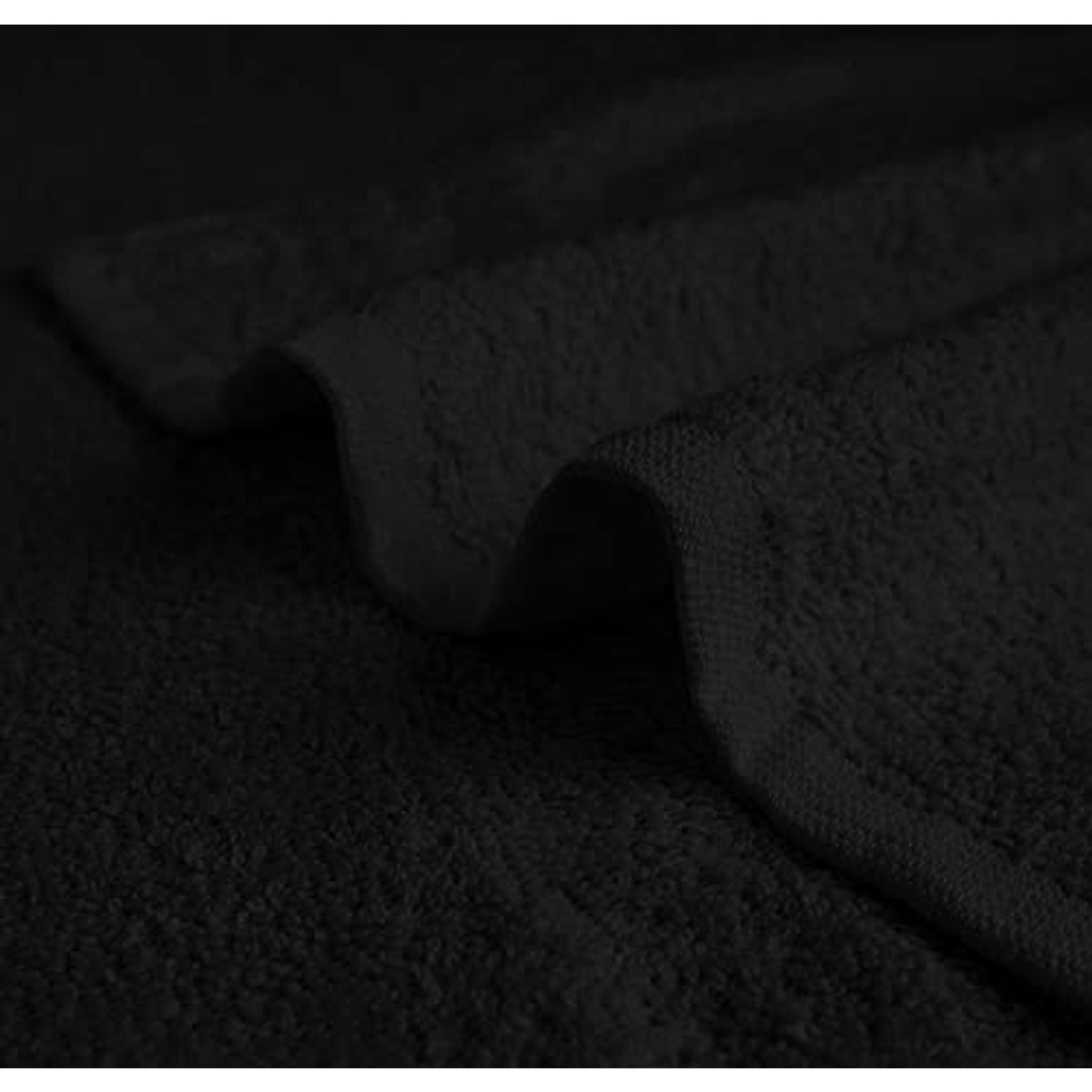 Avalon Salon Towels – 24 Pack Black Hand Towels 100% Cotton Spa Towels – 16x27 inches Highly Absorbable Facial Towels Gym Towels Hair Towels and Face Towels Bulk Small Towels (Non Bleach Proof)