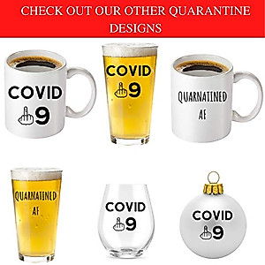 COOL AF Funny Quarantine Shot Glass - Quarantine Gifts For Women And Men - Great For Birthday, Christmas, Halloween, Mom, Dad, Nurse, Teacher, Sister, Brother, Or Best Friend
