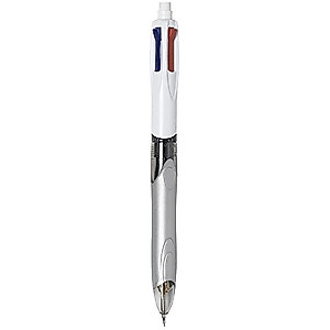 BIC 4-Color 3+1 Ballpoint Pen and Pencil, Medium Point (1.0 mm), 0.7mm Lead, Assorted Inks, 1-Count