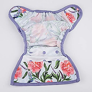 ReUseLife One Size Cloth Diaper Cover Snap with Double Gusset 6 Pack (6DC02)