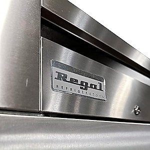 RVR-54G | 54" Stainless Steel Glass Door Reach-In Refrigerator