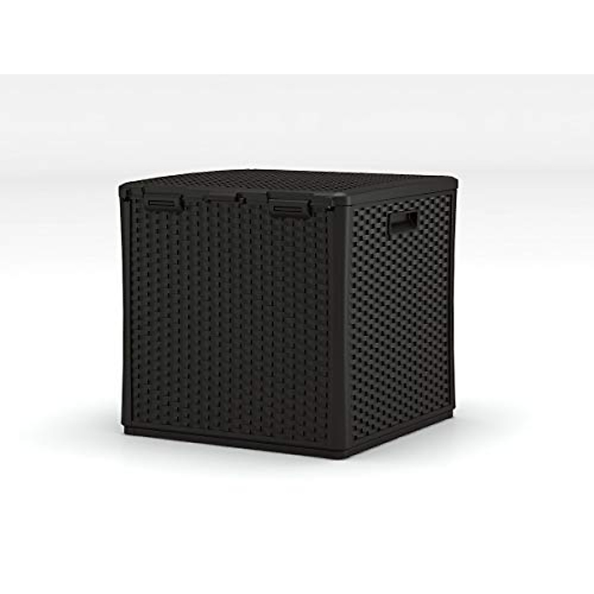 Suncast 60 Gallon Resin Outdoor Patio Storage Box, Java