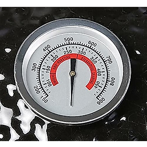 WHNB Mini Grill Garden Ceramic Charcoal Grills Multifunctional Outdoor Without Side Table-Black/13 Inch