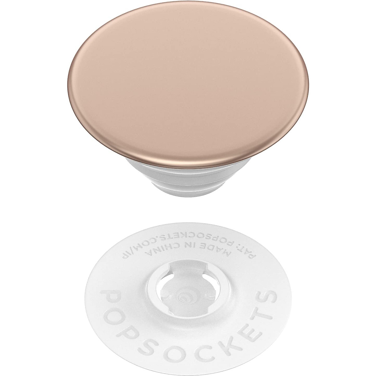 PopSockets Phone Grip with Expanding Kickstand, Solid PopGrip - Rose Gold