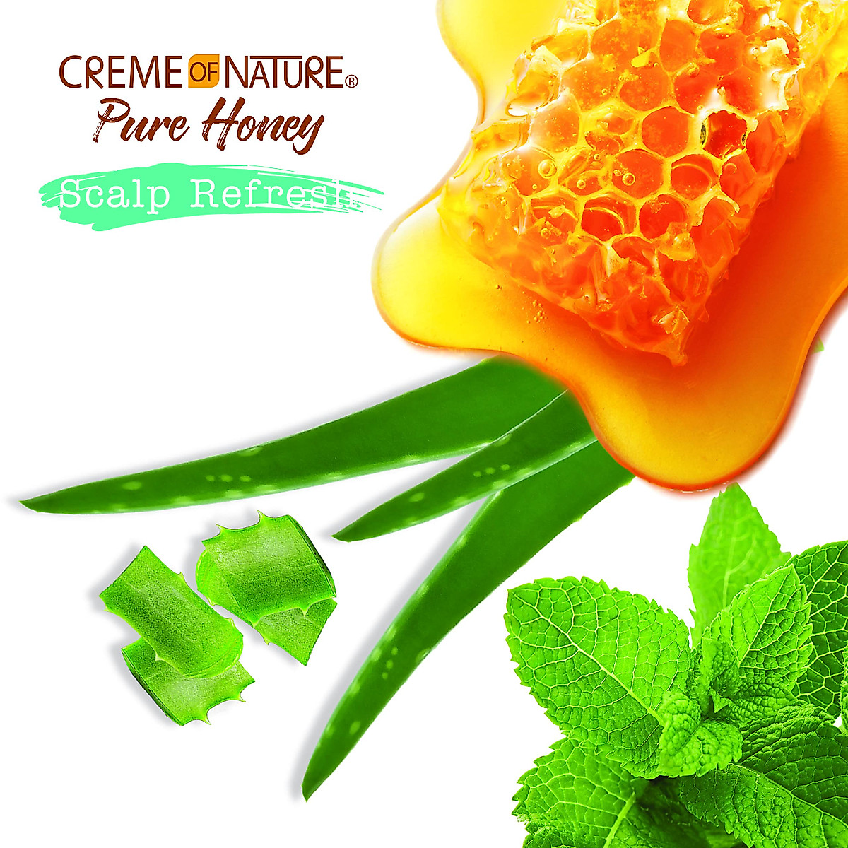 Creme of Nature, Leave In Conditioner, Scalp Refresh Invigorating Leave-In 8 Oz