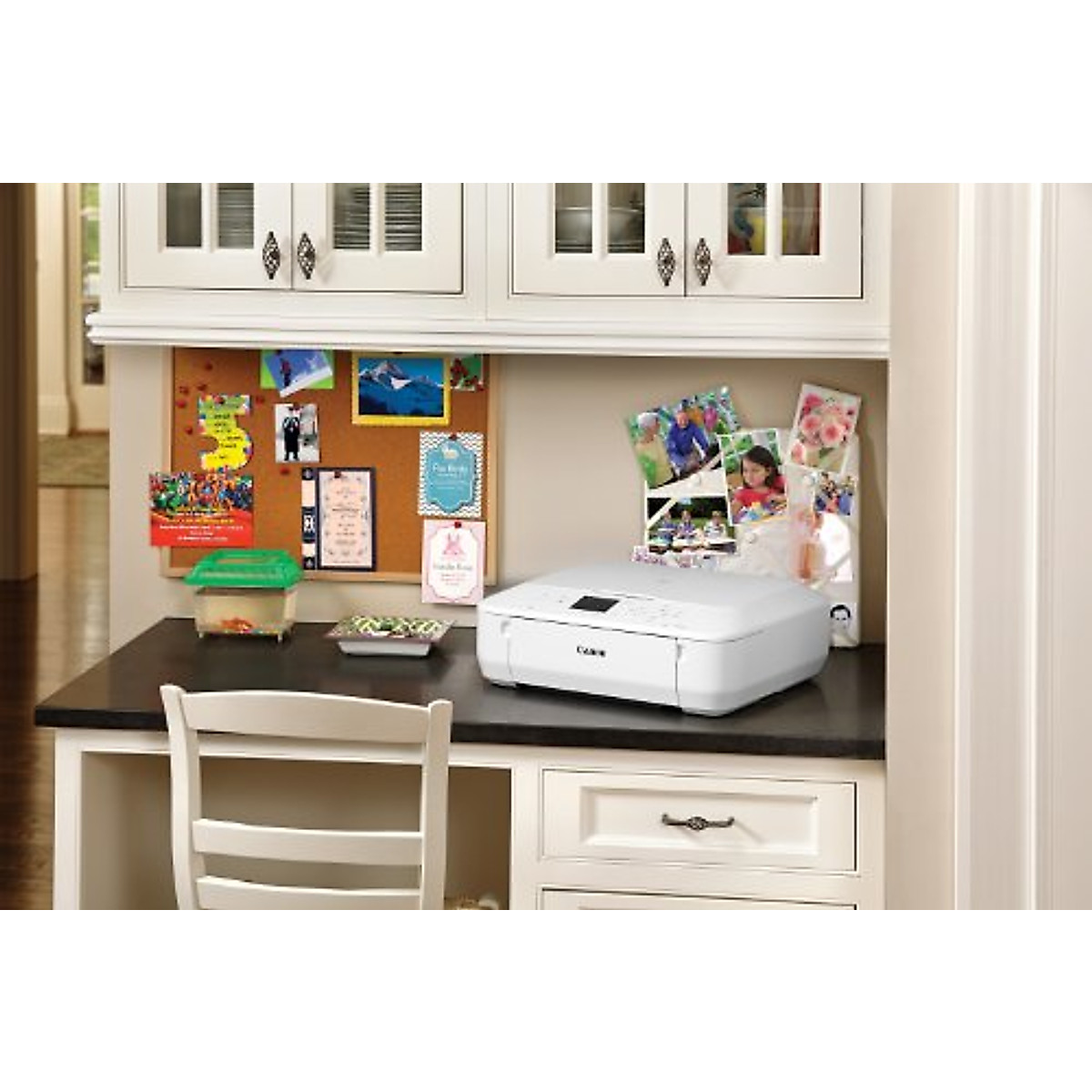 Canon PIXMA MG5520 Wireless All-In-One Color Photo Printer with Scanner, Copier and Auto Duplex Printing, White (Tablet Ready)