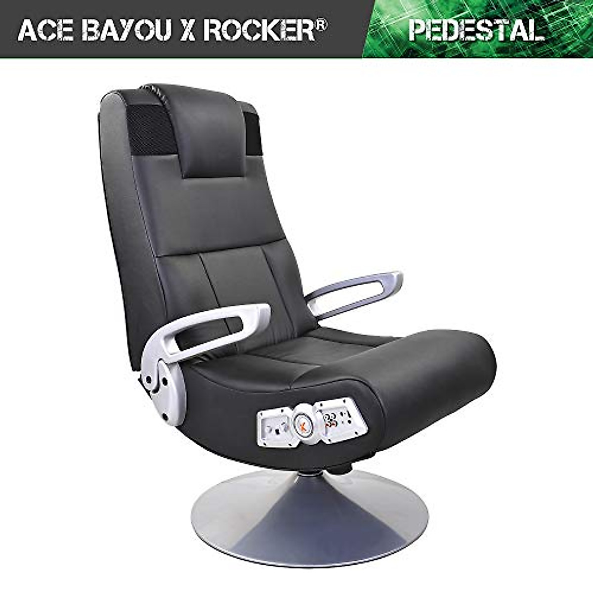 X Rocker Trident Pedestal Gaming Chair SE Pro Video Gaming Lounging Pedestal Chair Bundle
