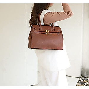 MKF Collection Satchel Bag for Women’s Crossbody Tote Handbag Top-Handle Purse