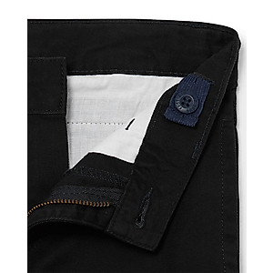 The Children's Place Boys Stretch Chino Pants,Black Single,10