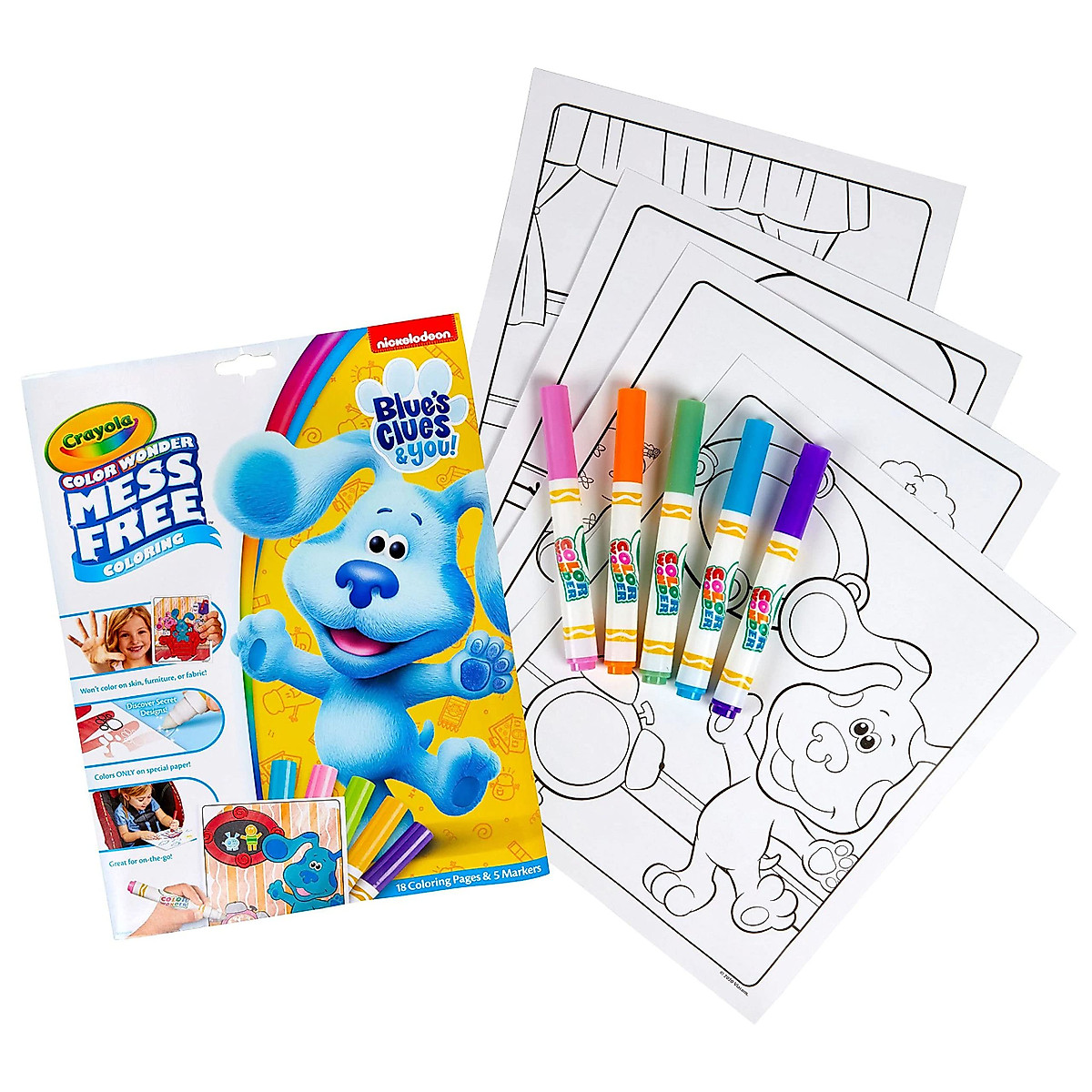 Crayola Blue's Clues Color Wonder Set - Mess-Free Fun for Kids