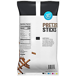 Amazon Brand - Happy Belly Pretzel Sticks, 1 Pound (Pack of 1)
