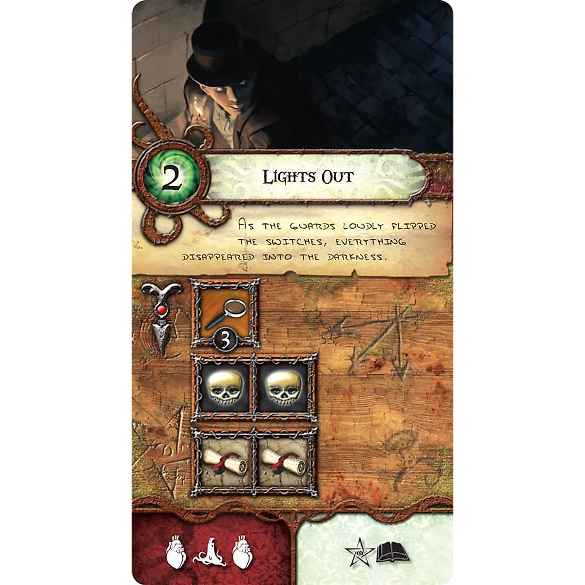 Fantasy Flight Games Elder Sign Board Game - Supernatural Intrigue, Cooperative Dice Adventure! Horror Mystery Game, Ages 14+, 1-8 Players, 1-2 Hour Playtime, Made