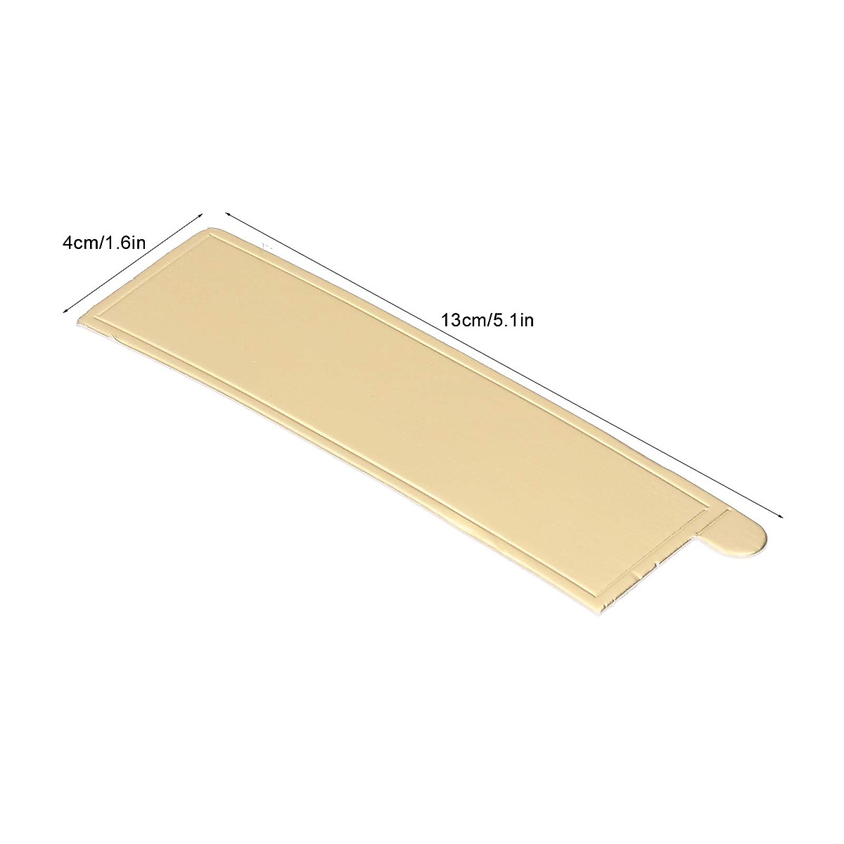 100PCS Cake Boards Rec Mousse Cake Boards, Gold Cupcake Base, Cupcake Holder Stand with Small Handle, Practical Dessert Display Tray Cardboard Decoration Tools for Cakes,Bread, Desserts