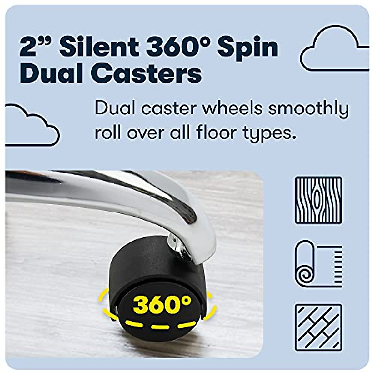 Serta Essentials Computer Chair, Productivity Gray Faux Leather and Mesh