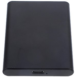 Hemobllo 64GB Portable External SSD - Mini External Solid State Drive USB 3.1 Type C External SSD Data Transfer USB C External Hard Drive for PC, Laptop, Phones, Black
