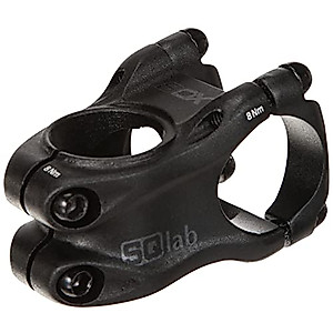 SQlab Unisex – Adult's 8OX Bicycle stem, Black, 35 mm
