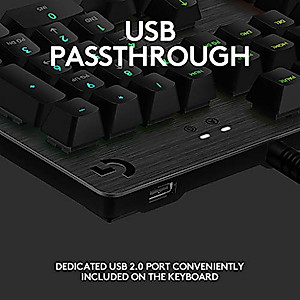 Logitech G512 LIGHTSYNC RGB Mechanical Gaming Keyboard GX Brown Tactile