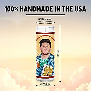 Niall Celebrity Prayer Candle - Funny Saint Votive - Pop Culture Celeb Prayer Candle - 100% Handmade in USA - Celebrity Novelty Gift