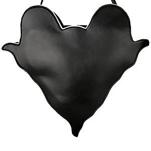 QiMing Ghost Shoulder Purses,PU Specter CrossBody Bag for Girl Women(Black)