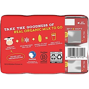 Horizon Organic Horizon Organic Shelf-Stable Whole Milk Boxes, Whole Milk Single Serve, 8 oz, 6 Pack, 8.0 fl oz (Pack of 6)
