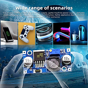 Dafurui 10 Pack LM2596 DC-DC Adjustable Buck Converter 3.0-40V to 1.5-35V Power Supply Step Down Voltage Regulator Module