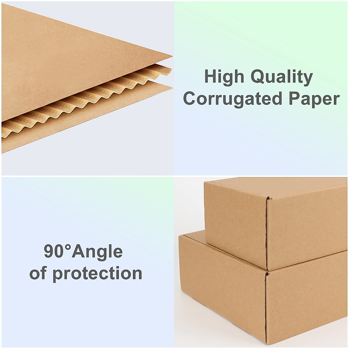 MEBRUDY 12x9x4 Inches Shipping Boxes Pack of 20, Small Corrugated Cardboard Box for Mailing Packing Literature Mailer